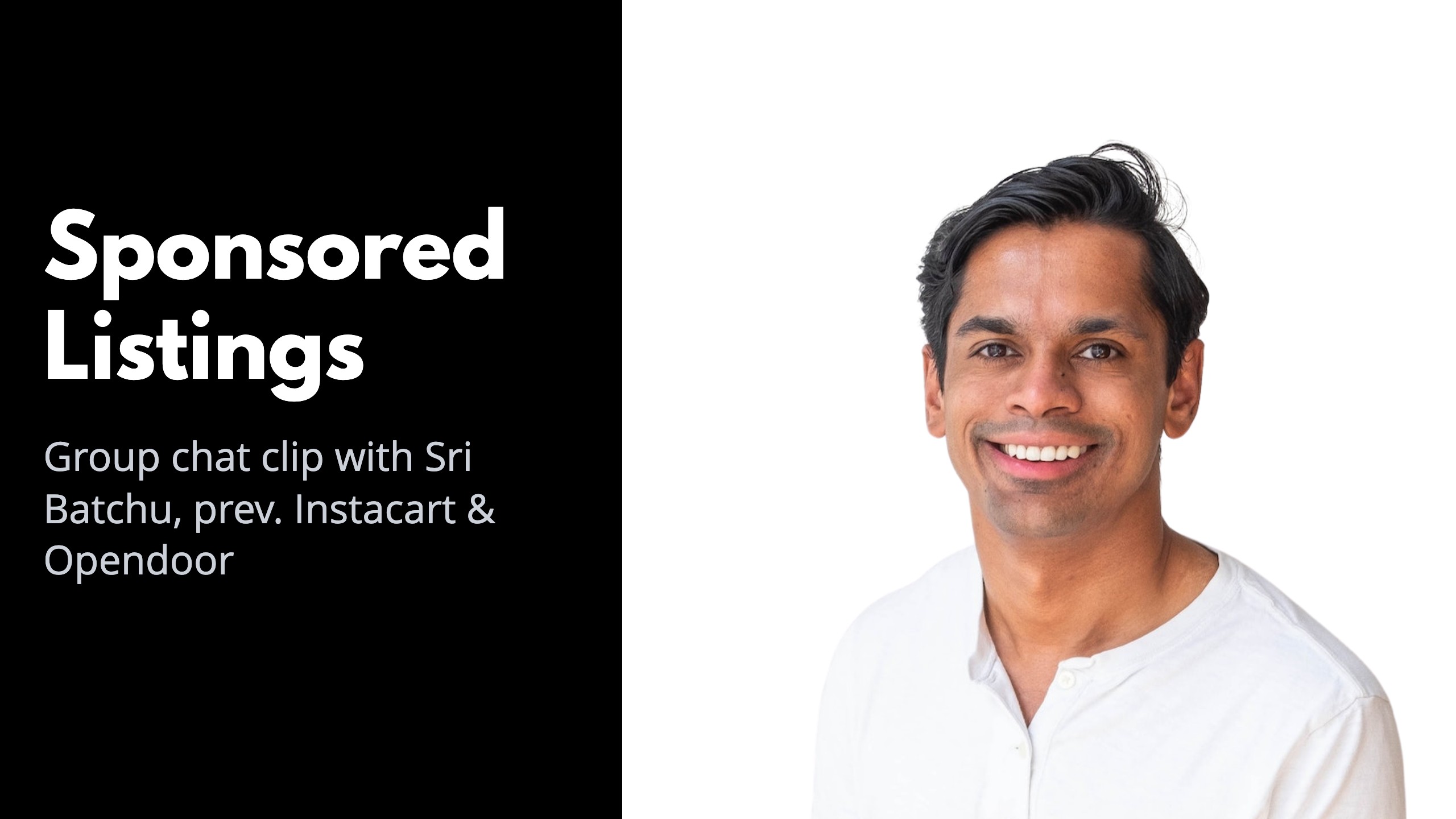 Sri Batchu Q&A On When Marketplaces Should Monetize Using Sponsored Listings